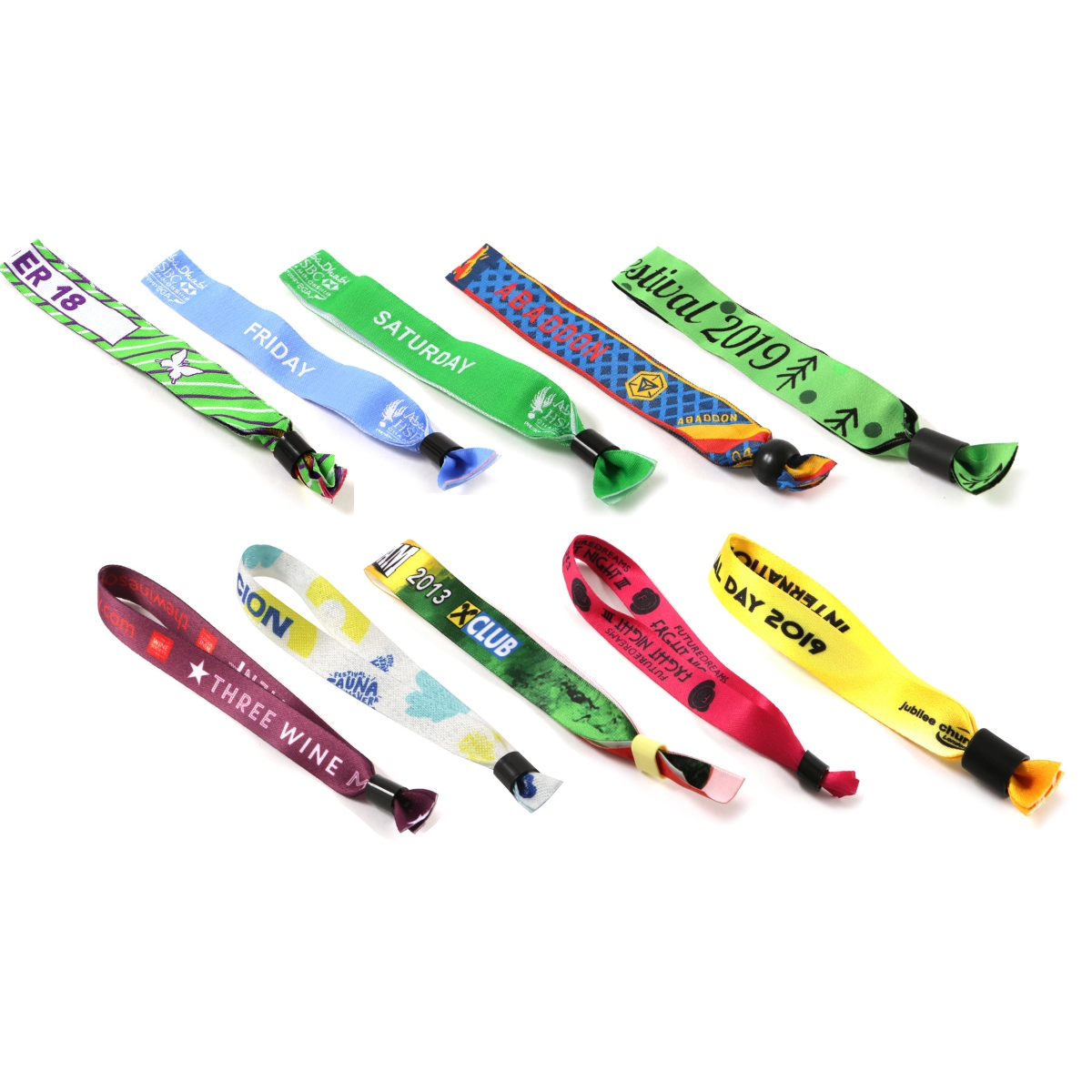 Deluxe Fabric Wristband - Wristbands Direct