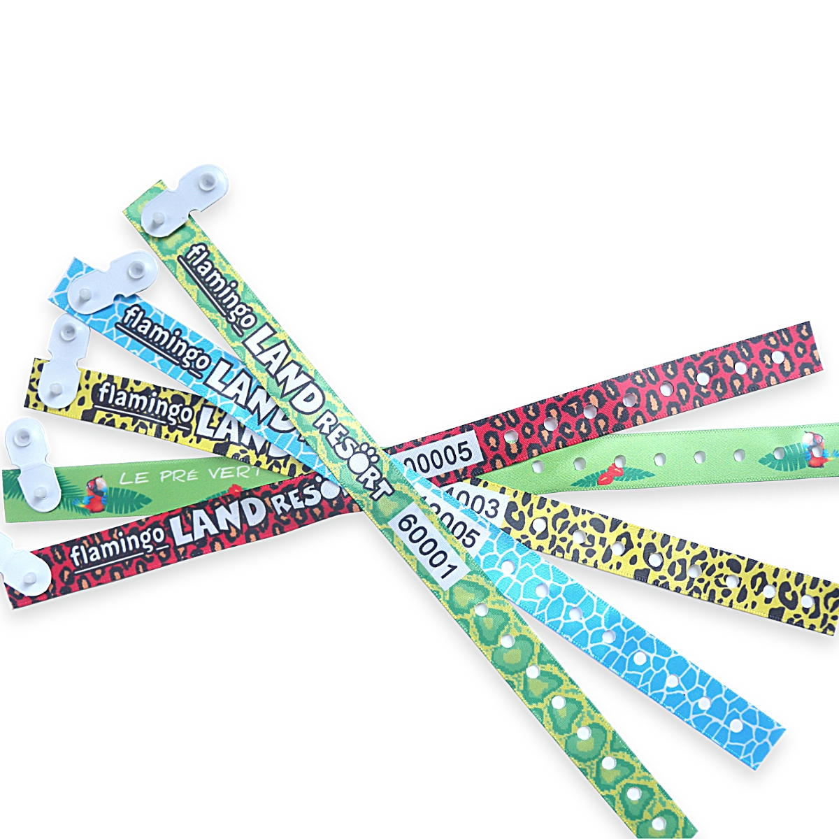 Fabric Woven Wristband with Loop Closure - Wristbands Direct